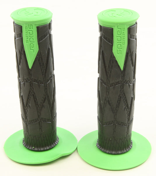 Spider M1 Dual Density Grips Green/black | Braap Factory