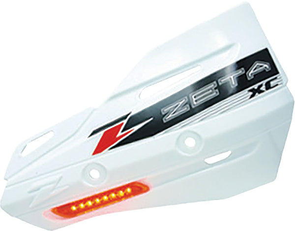 ZETA XC PROTECTOR HANDGUARD SHIELDS WHITE | Braap Factory
